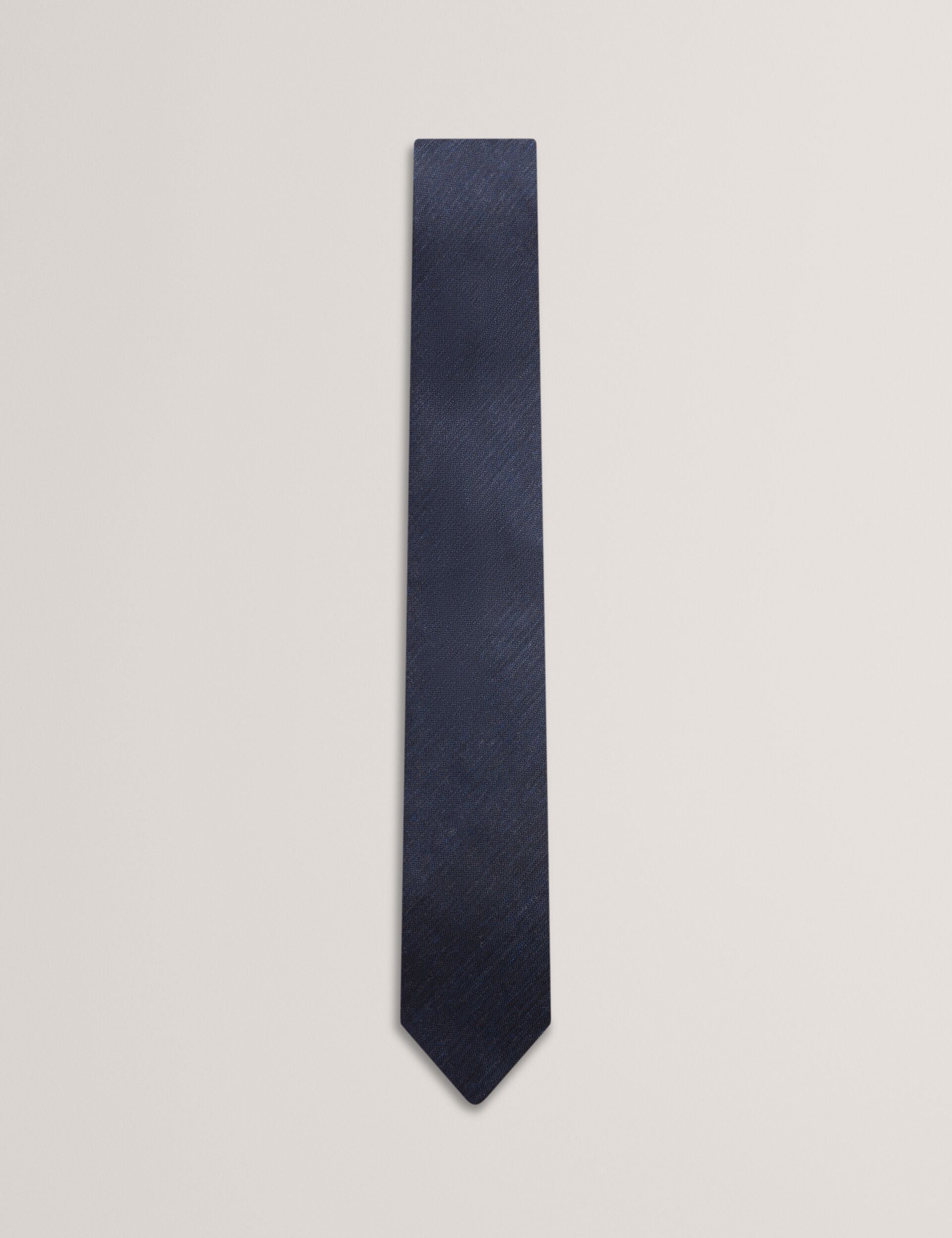 AMEDEO Heathered Weave Wool Silk Tie