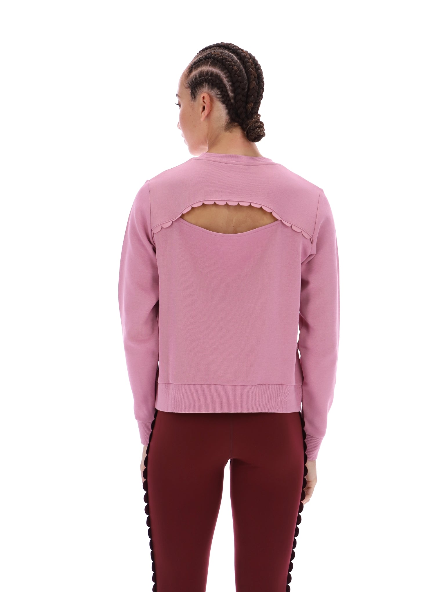 EMILY Cut-Out Detail Scuba Active Sweatshirt