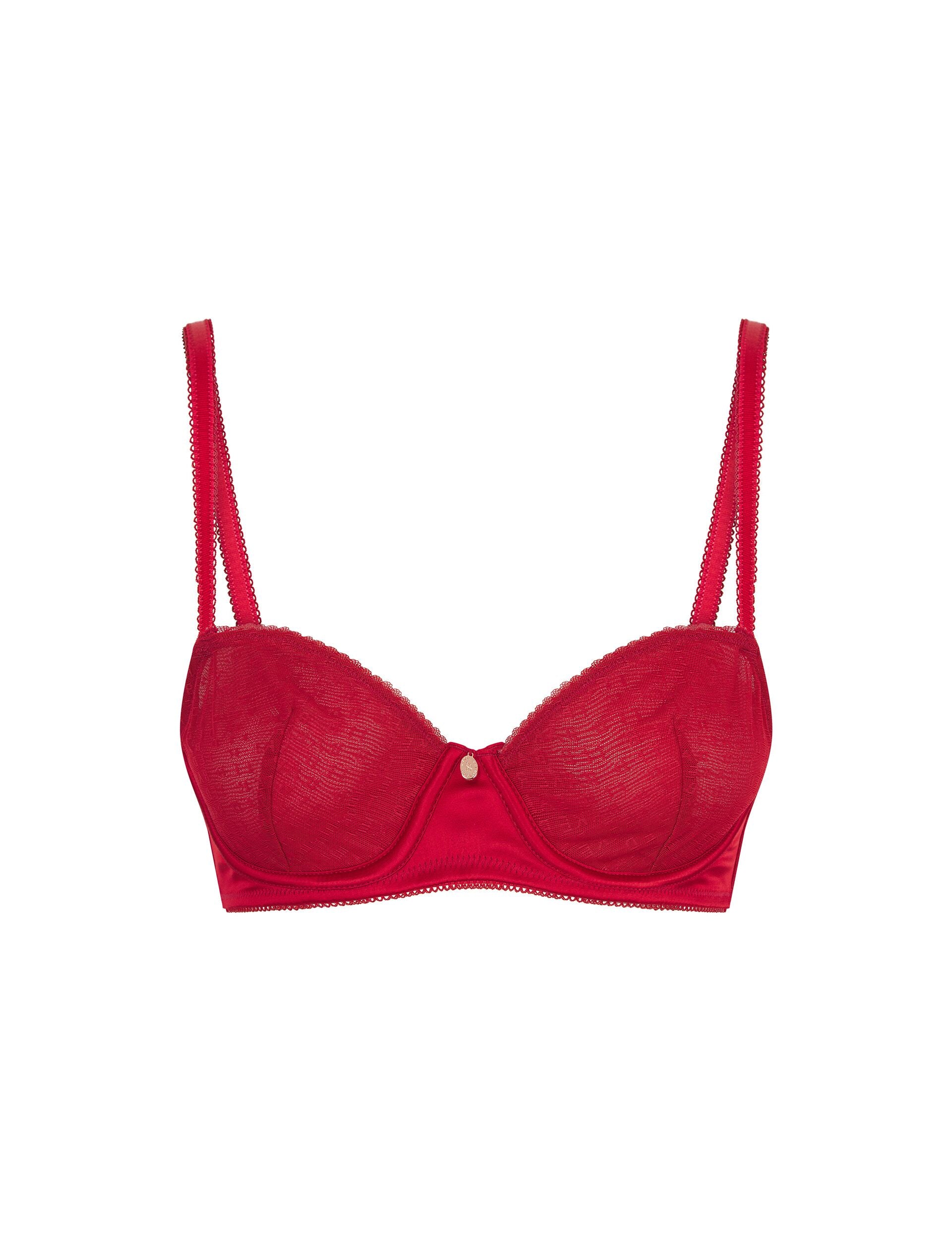 IRIS Branded Mesh Wired Full Cup Bra