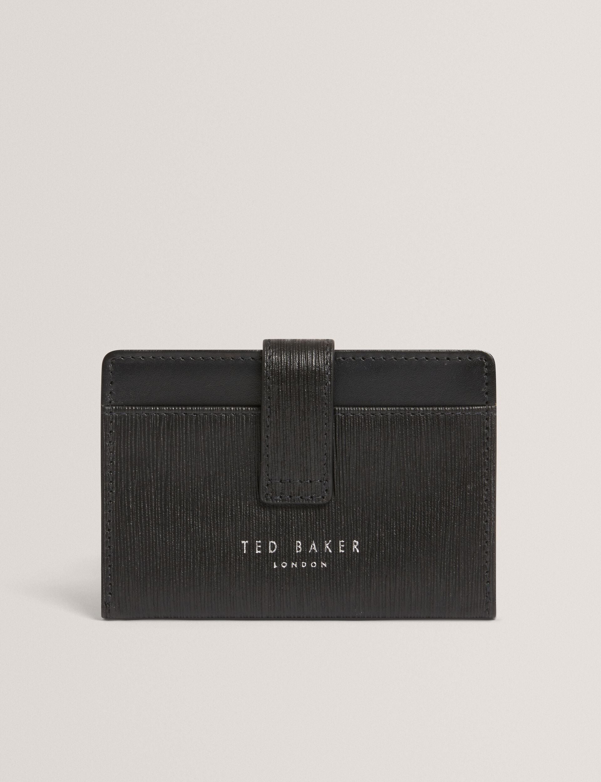 BALARD Bark Leather Tab Card Holder